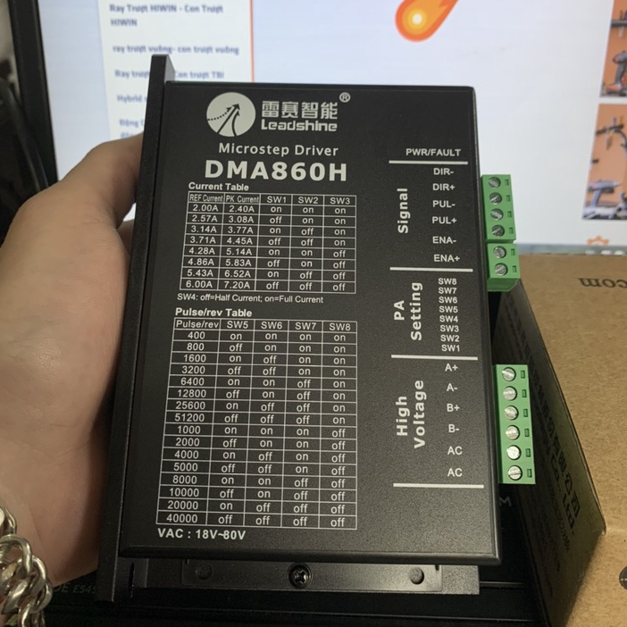 Leadshine Step Driver DMA860H – Premium Stepper Motor Controller ...