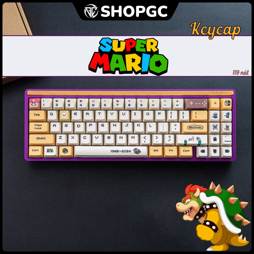Golden Mario Keycap 2024 | Mario Yellow Keycap for mechanical keyboard ...