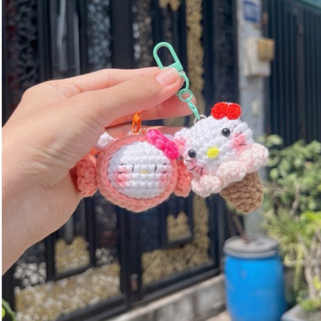 Hello Kitty wool keychain | Shopee Singapore