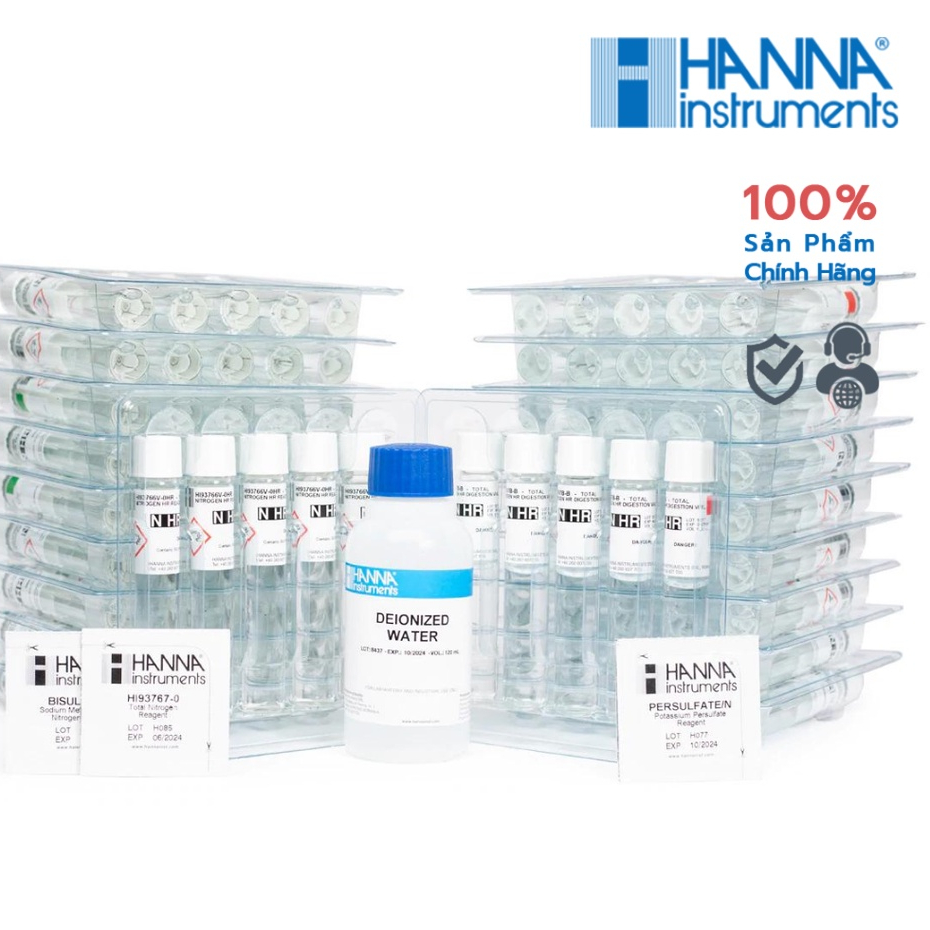 High Scale Total Nitrogen Reagent for Hanna 16mm meter, 50 Measurements ...