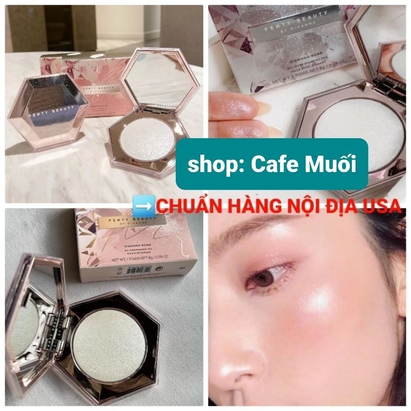 Fenty Beauty Diamond Bomd HIGHLIGHTING POWDER 8g USED FOR FULL FACE ...