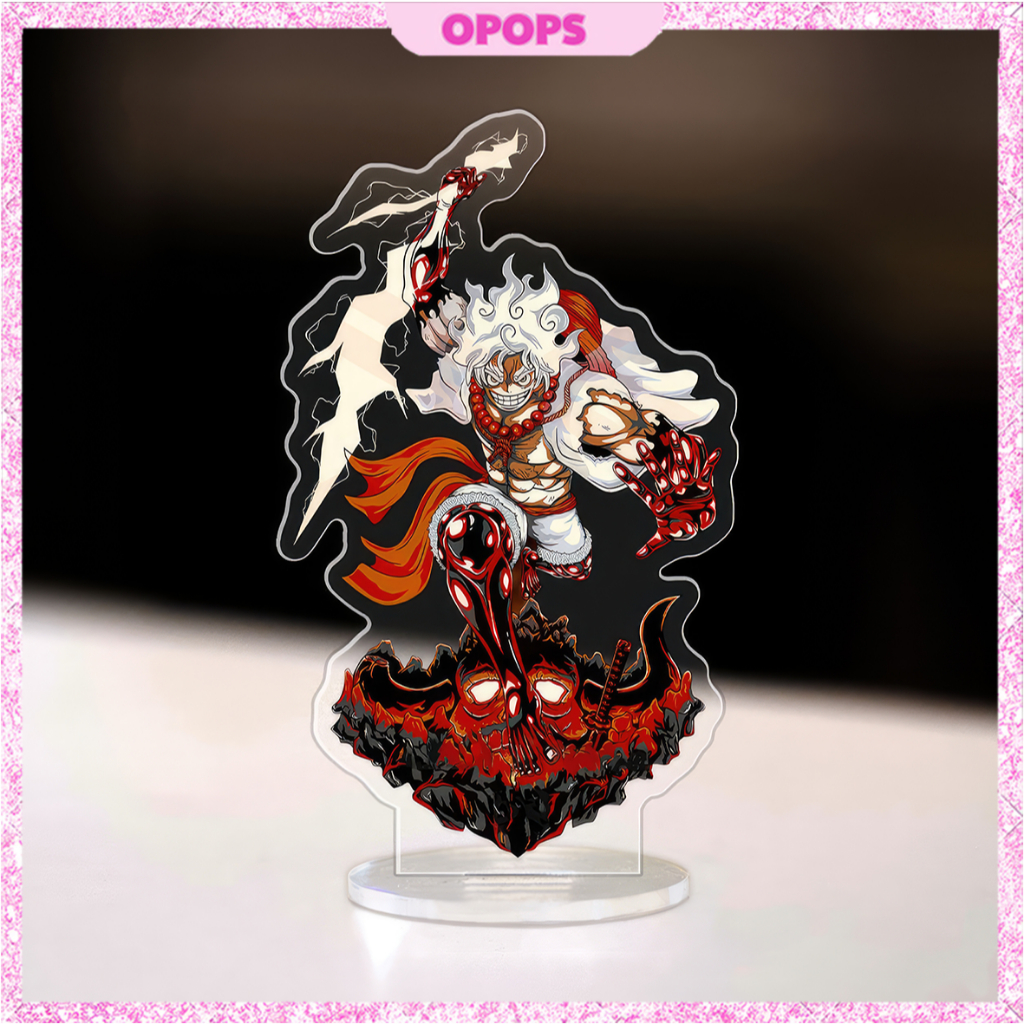 Luffy Gear 5 Model Decor Beautiful Bedroom Office Standee OnePiece ...