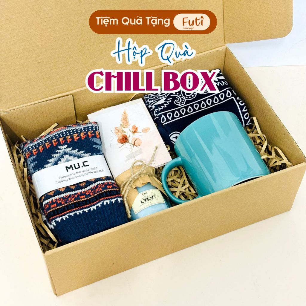 The Chill Box Gift Box With Girlfriend, The Chill Box Scented Candle ...