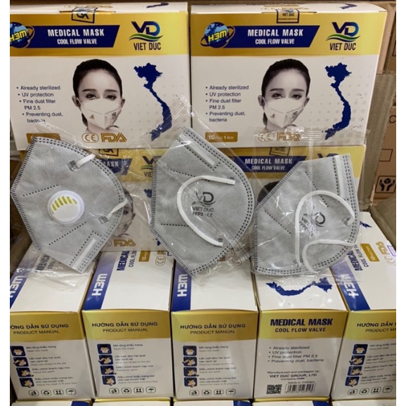 (Box of 25) N95 Mask with Exhalation Valve/ N95 Valveless Gray | Shopee Singapore
