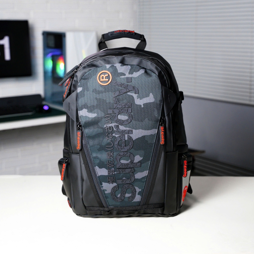 Super.dry Tarp Laptop School Backpack 15.6 inch Shockproof Compartment ...