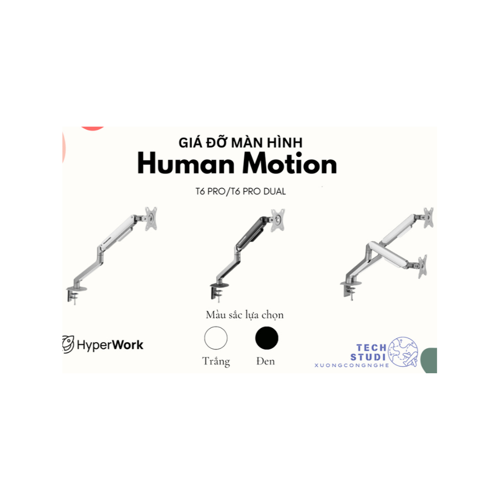 Monitor Stand | Genuine Human Motion T6 Pro/T6 Pro Dual monitor Arm ...