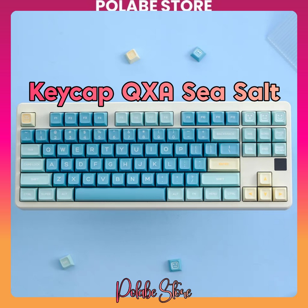 Keycap SA Sea Salt Lemon QXA Profile mechanical keyboard Polabe Store ...
