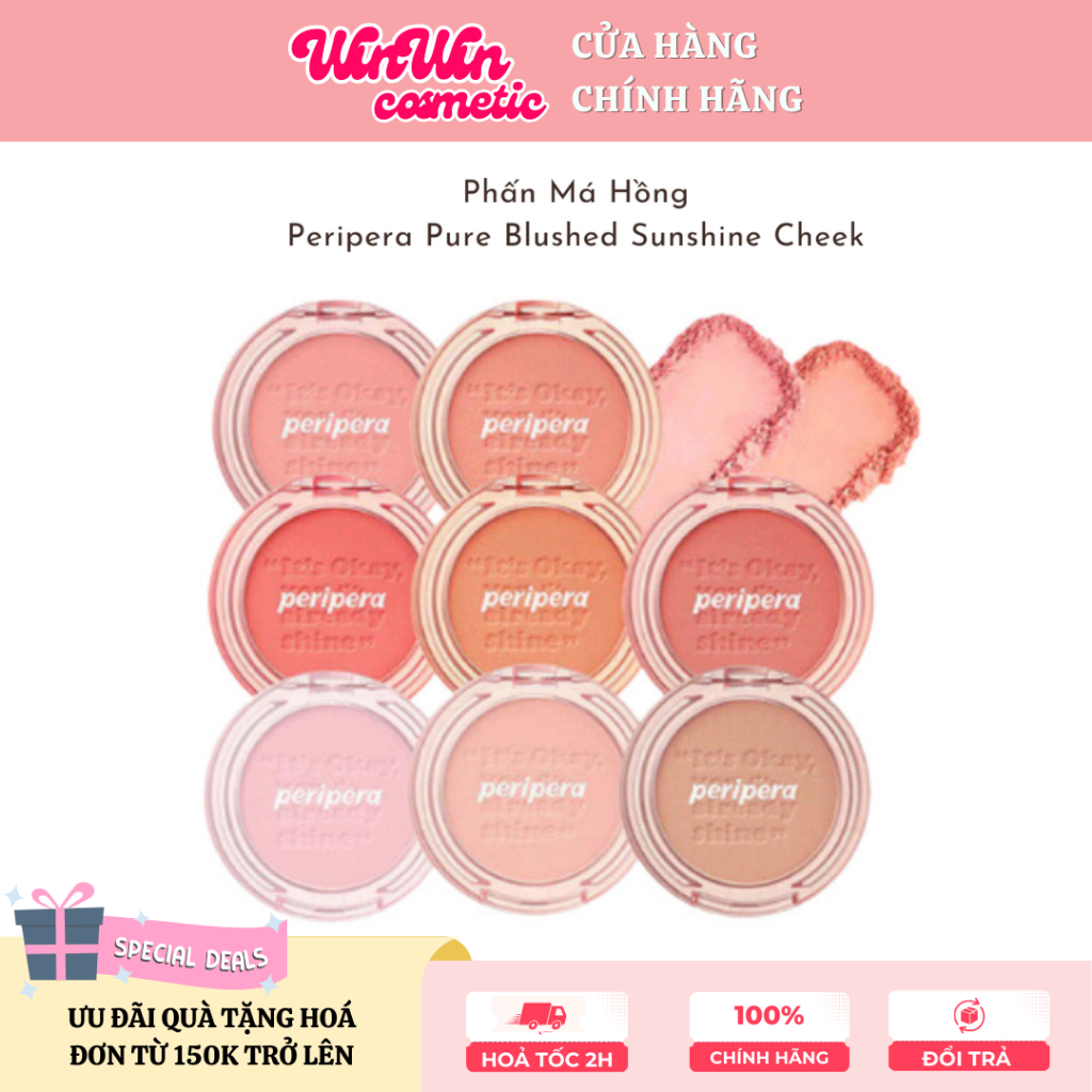 [FIRE] Genuine Peripera Blush Pure Blushed Sunshine Cheek Pastel ...