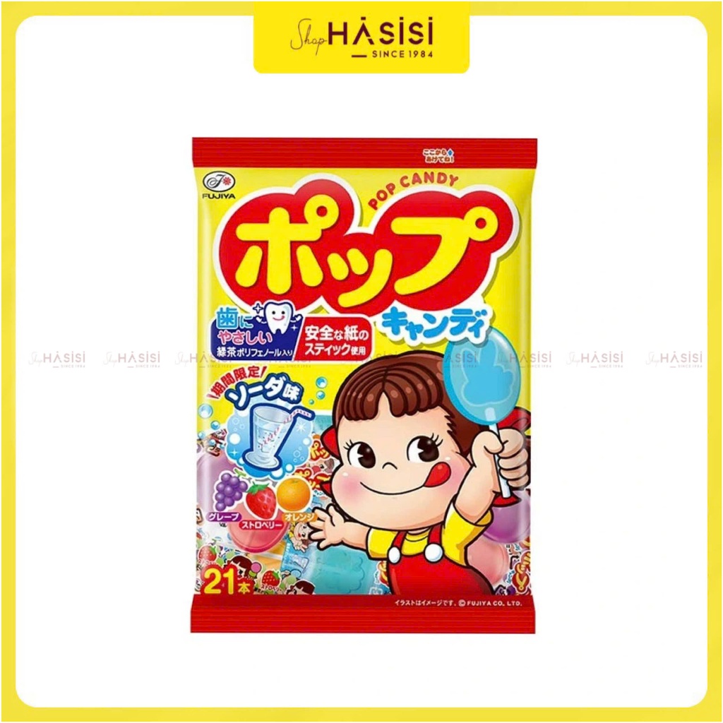 FUJIYA Japanese Fruit Lollipops - Pop Candy (20~21 Sticks) | Shopee ...