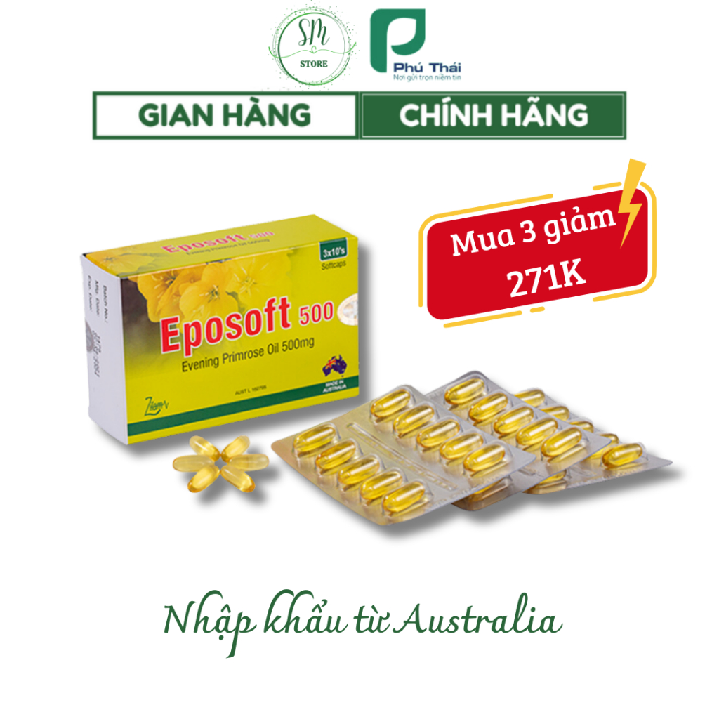Eposoft Evening Primrose Essential Oil, Beautifies skin, brightens skin ...