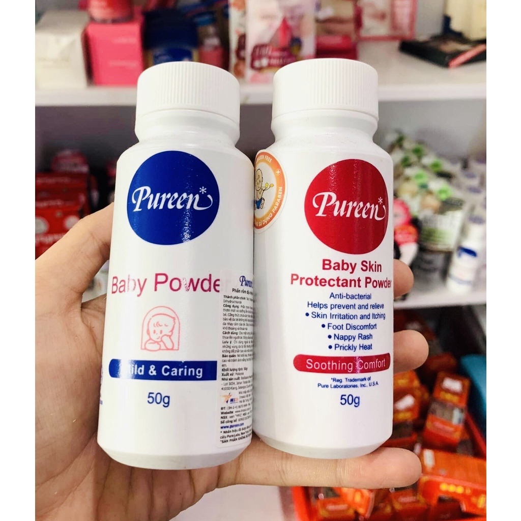 Pureen baby powder prevents diaper rash and heat rash for children and ...