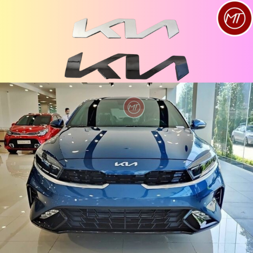 New Model KIA Car logo Car Head and Tail Stickers, Metal KN logo ...