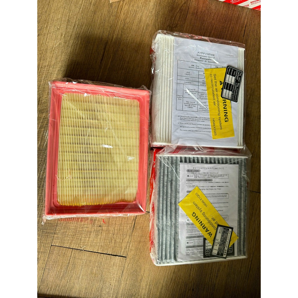 AIR CONDITIONER FILTER/ ENGINE AIR FILTER FOR TOYOTA AVANZA/ VELOZ ...