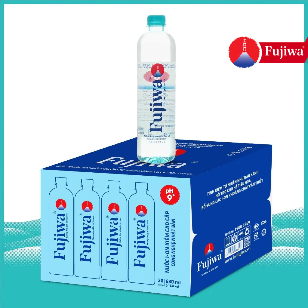 Fujiwa Bottled Premium Alkaline Ionized Drinking Water - Detox Drinking ...