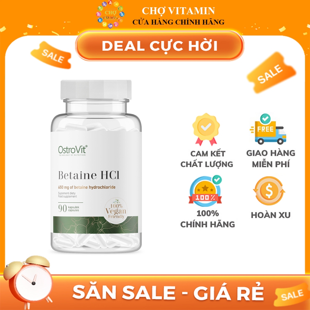 Ostrovit Betaine HCl VEGE Oral Tablet - Support digestion, Delicious ...