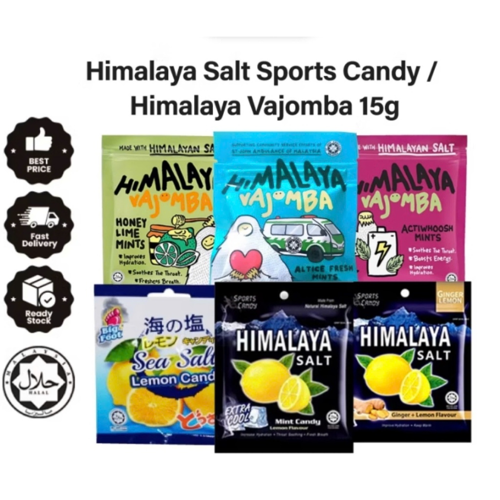 Himalayan Salt Lemon Mint Candy 15g Pack | Shopee Singapore