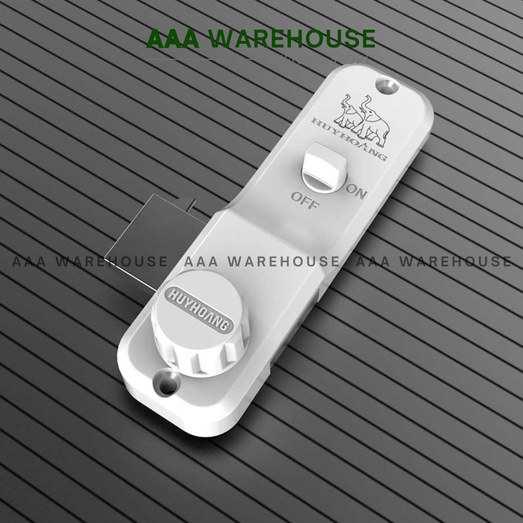 Aluminum Glass Door Lock B52 - Genuine Milky White Huynh Lock, White ...