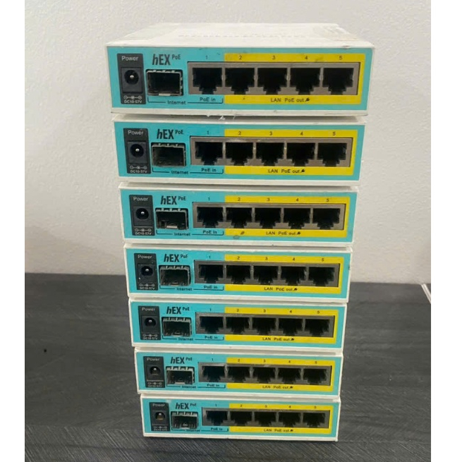 Mikrotik hEX PoE+/RB960PGS Router, internet Network Load Balancer ...