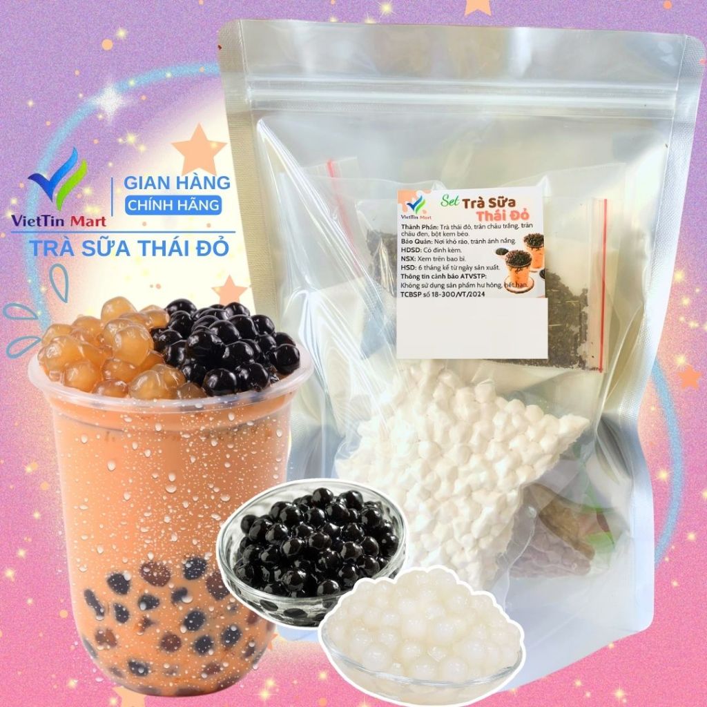 Viettin Mart Red Milk Tea Set 500g (Finished Product 15-20 Cups ...