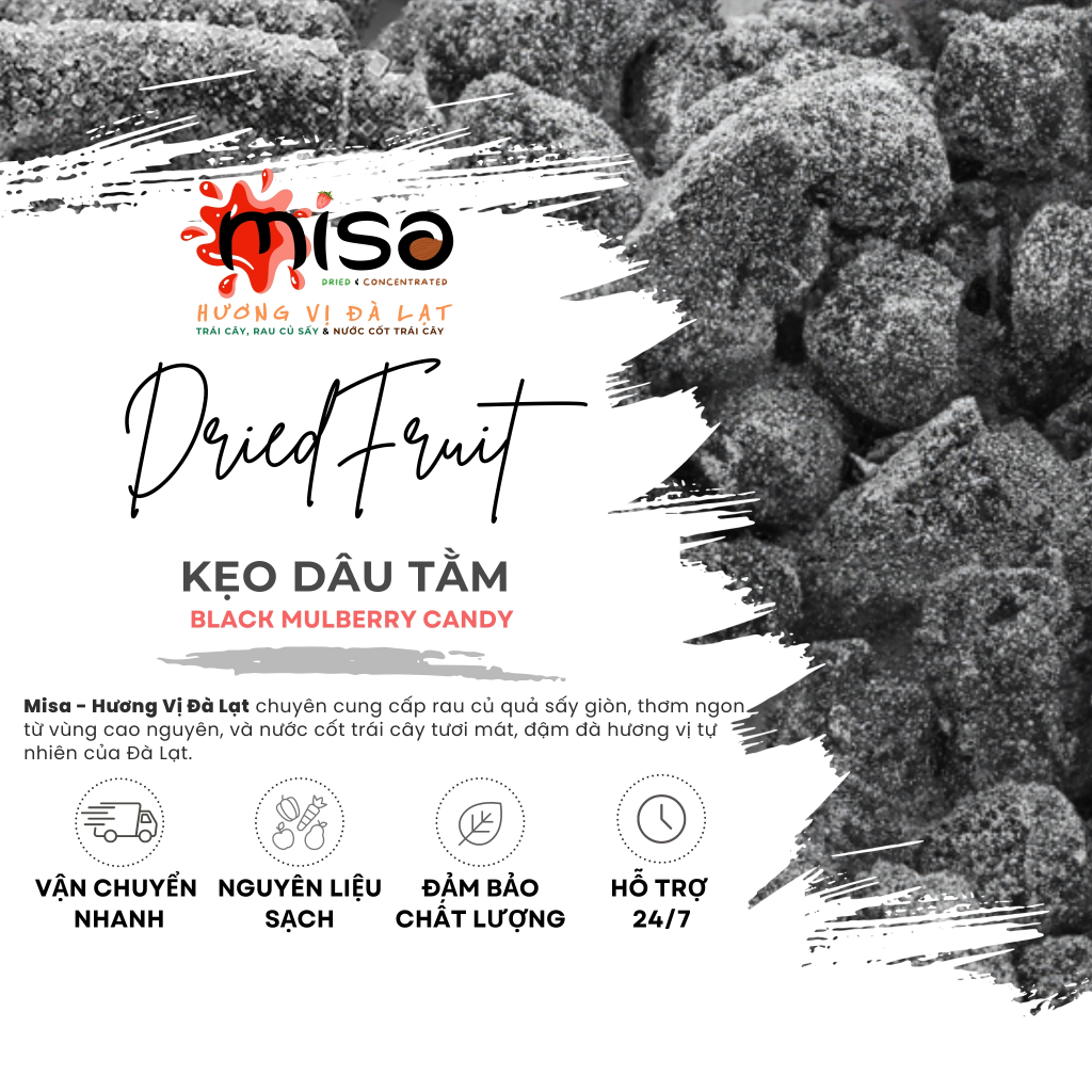 Mulberry Flavored Candy - Misa Specialty, Da Lat flavor - Delicious ...