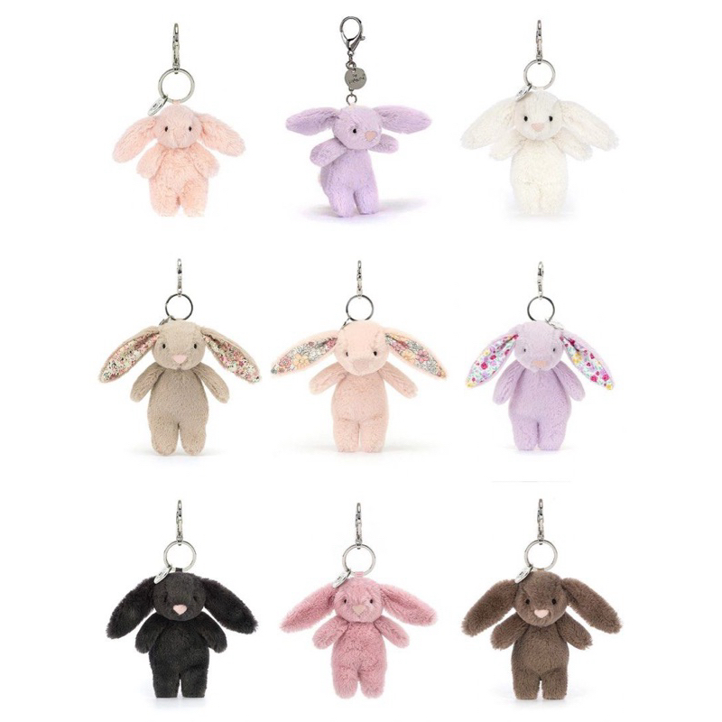 [AUTHENTIC - Genuine] Jellycat BAG CHARM (Jellycat rabbit keychain ...