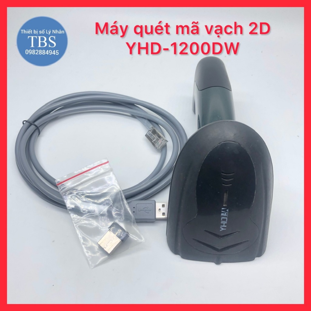 Yhd Wireless Barcode Scanner Scans 2D 1D Barcodes, Connects By usb ...
