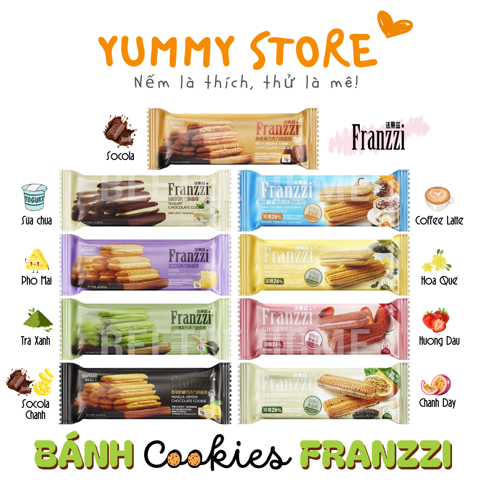 Franzzi Ice Cream Sandwich Biscuits 70G Pack | Shopee Singapore