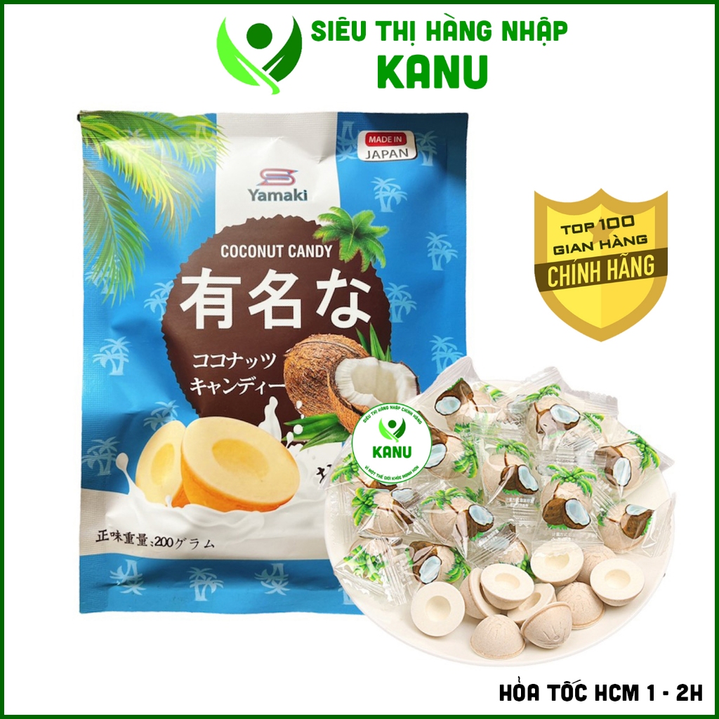 Japanese Yamaki Crispy Coconut Candy 200g fatty and fragrant | Shopee ...