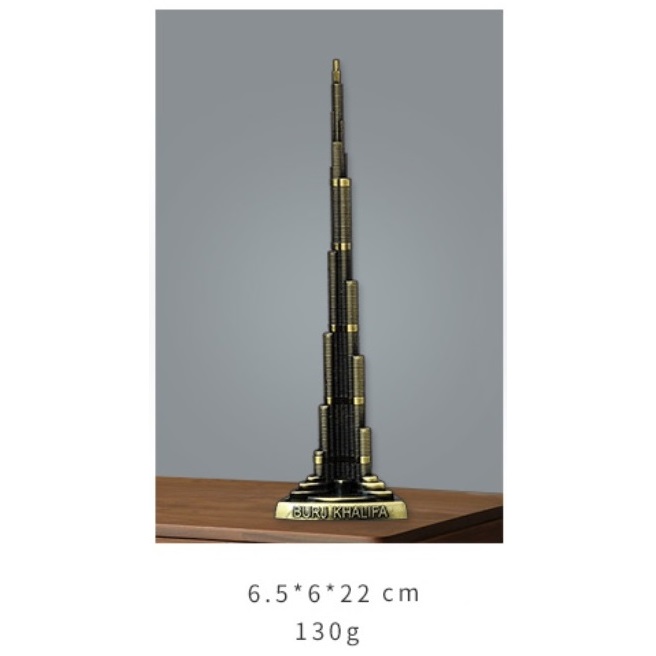 Burj Khalifa tower model 22cm high | Shopee Singapore