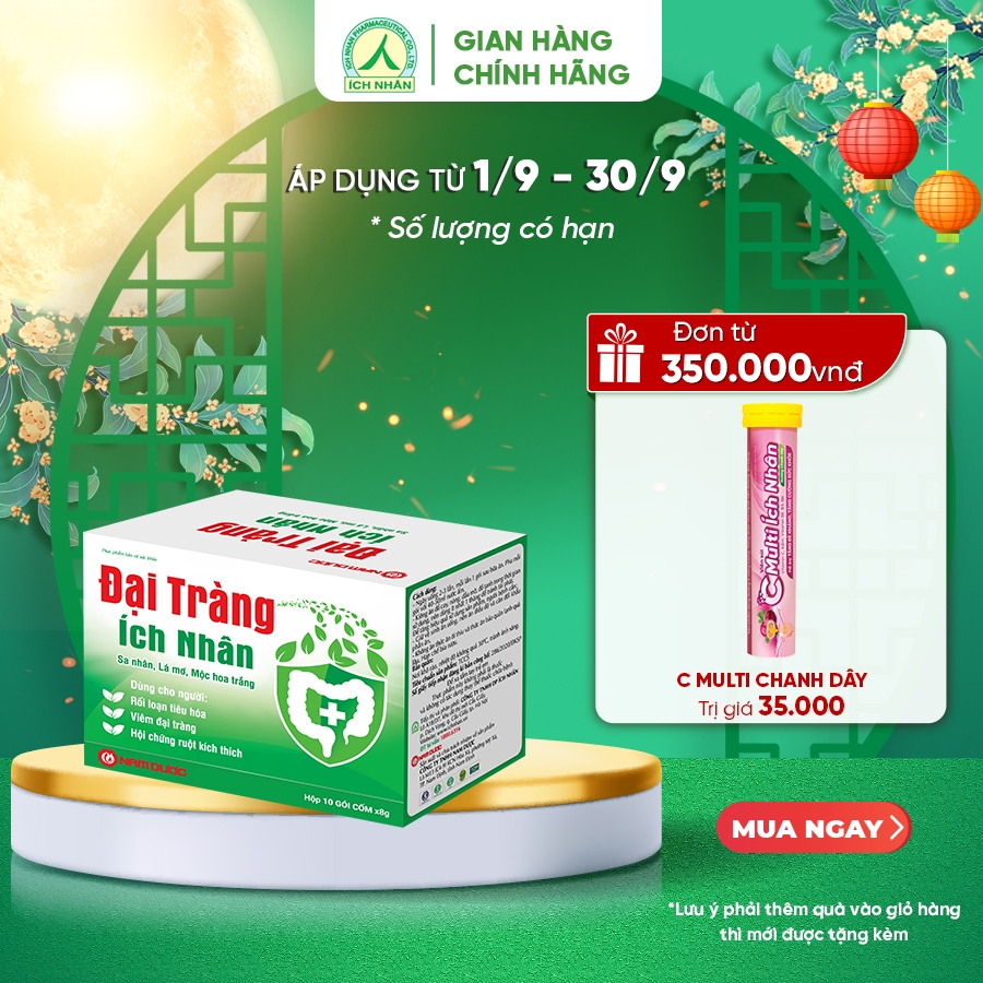 Ich Nhan colon protects and helps reduce symptoms of abdominal pain, bloating, and indigestion ...