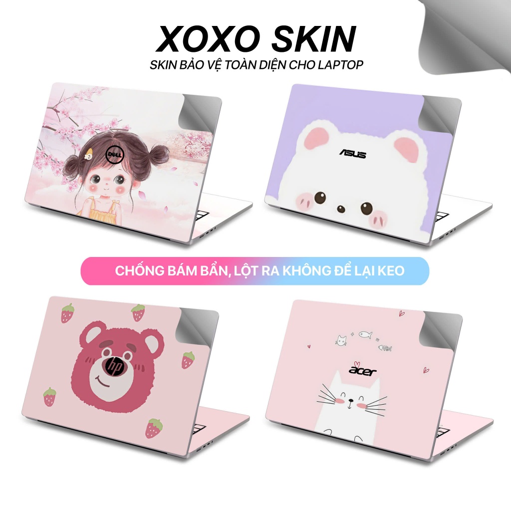 Laptop Skin Stickers 6 Siu Kute Models - Laptop Stickers for All Models ...