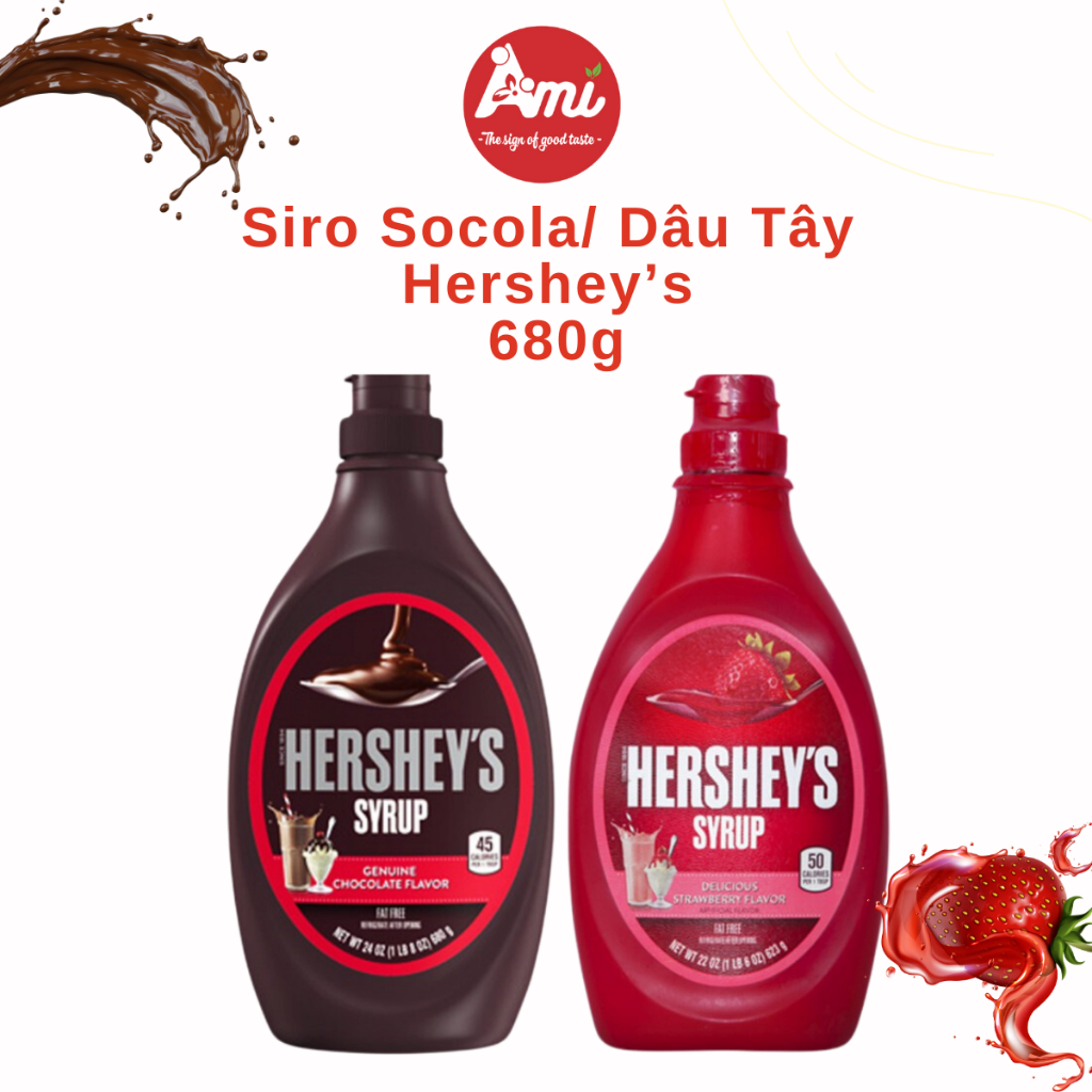 Hershey's Chocolate Syrup, Strawberry Flavor Syrup, Strawberry Bottle ...