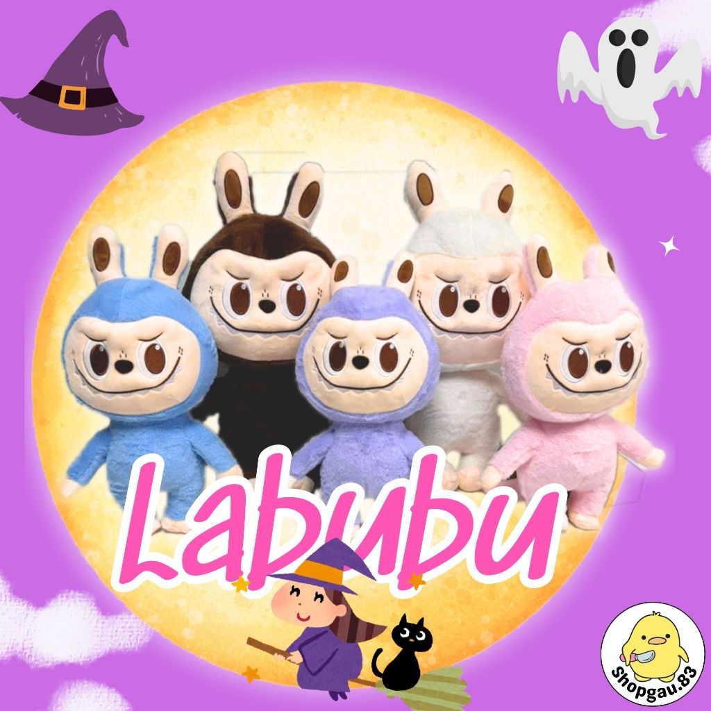 Labubu teddy bear is super cute, high-quality soft dinosaur-tailed ...