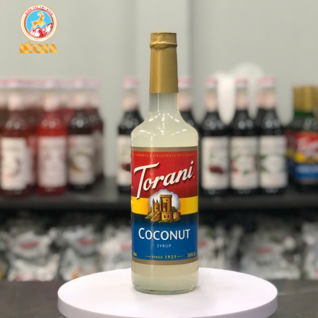 Coconut TORANI SYRUP - COCONUT TORANI SYRUP (WITH RETAIL BOTTLE ...