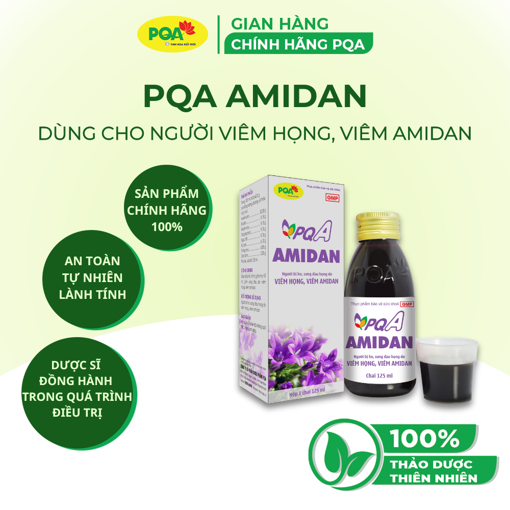 Pqa Tonsil syrup for people with tonsillitis, reduces swelling, pain ...