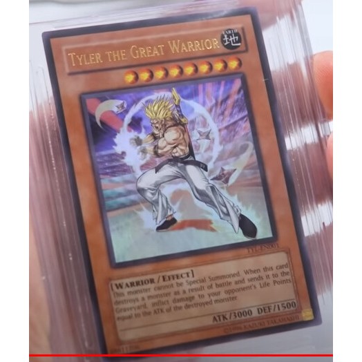 Yugioh TYLER THE GREAT WARRIOR Card Set Code TYL-EN001 -Ultra Rare ...