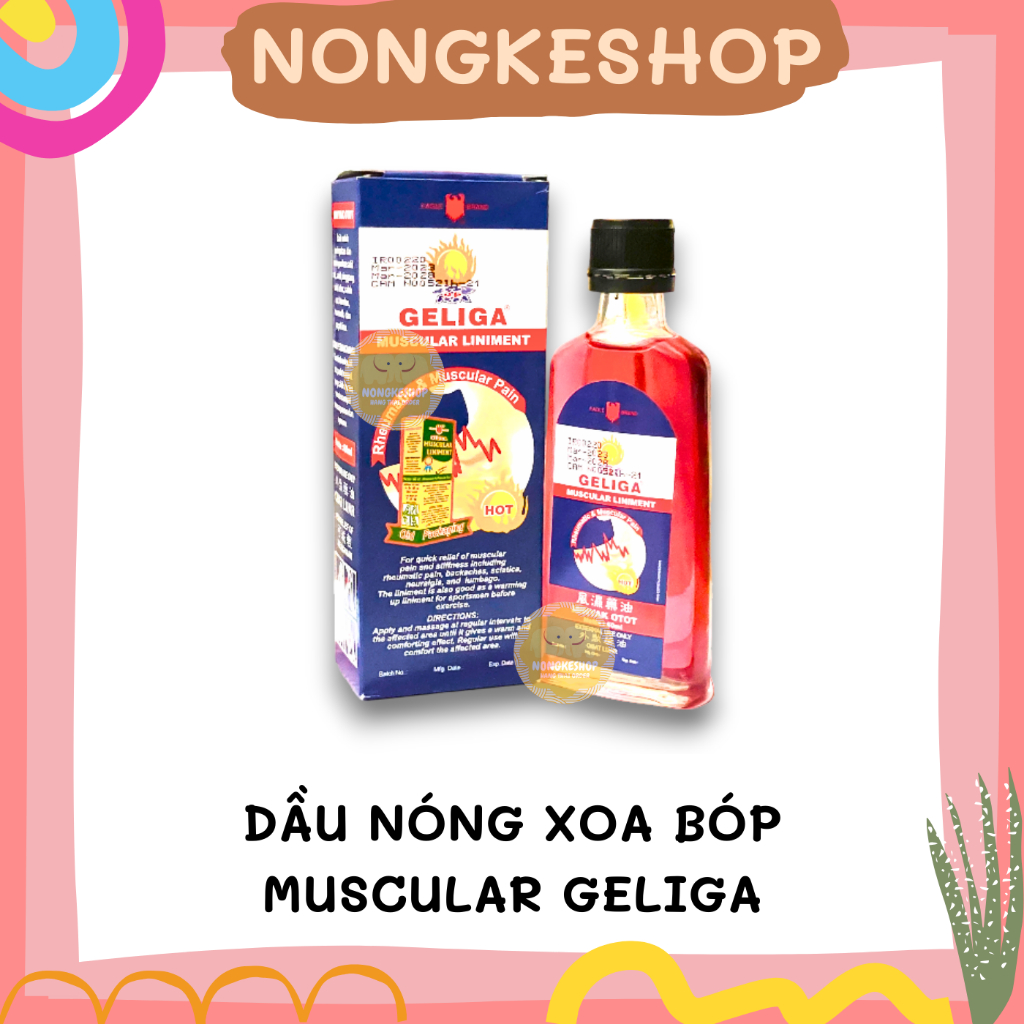 Muscular GELIGA MASSAGE HOT OIL 60ML INDONESIA (Chili OIL) | Shopee ...