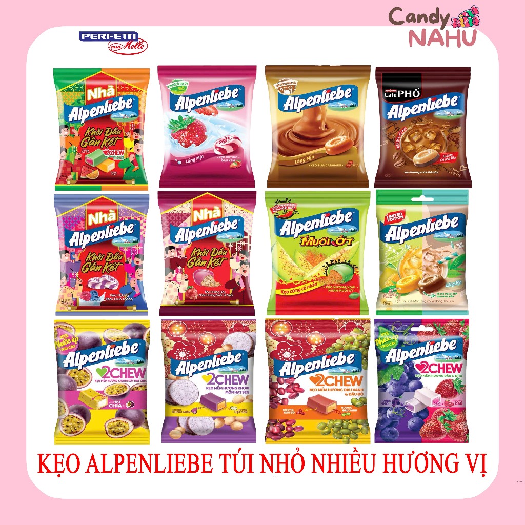 Alpenliebe candy, small bag with many flavors | Shopee Singapore