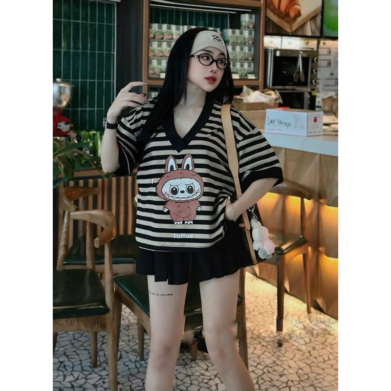 Labubu dress set with labubu hem for girls 10-30kg baby store rustic ...