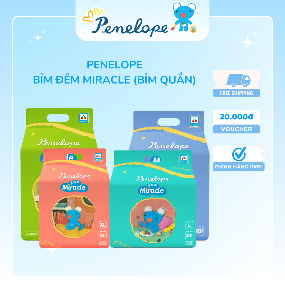 [ GENUINE ] PENELOPE MIRACLE MAGICAL NIGHT DIAPERS (DIAPER PANTS ...