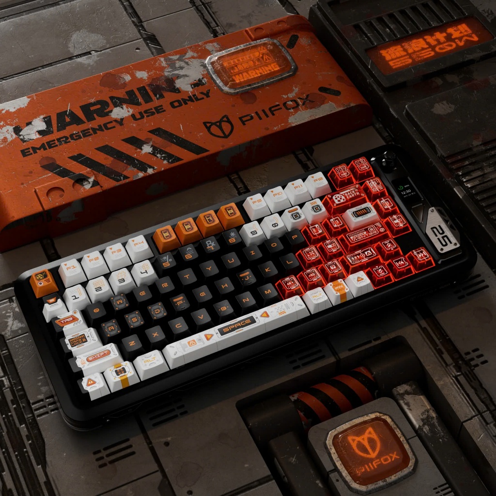 Piifox Keycap, The Wandering Plan, Dye-Sub Cherry, PBT+PC, 193 keys ...