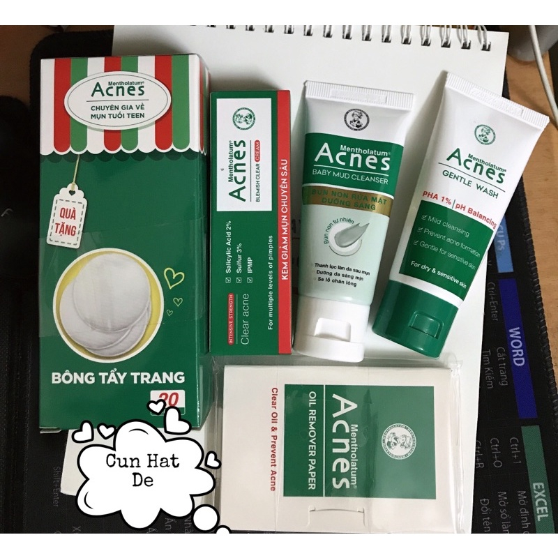 Acnes Facial Acne Skin Care Product Set (Genuine Sample) | Shopee Singapore