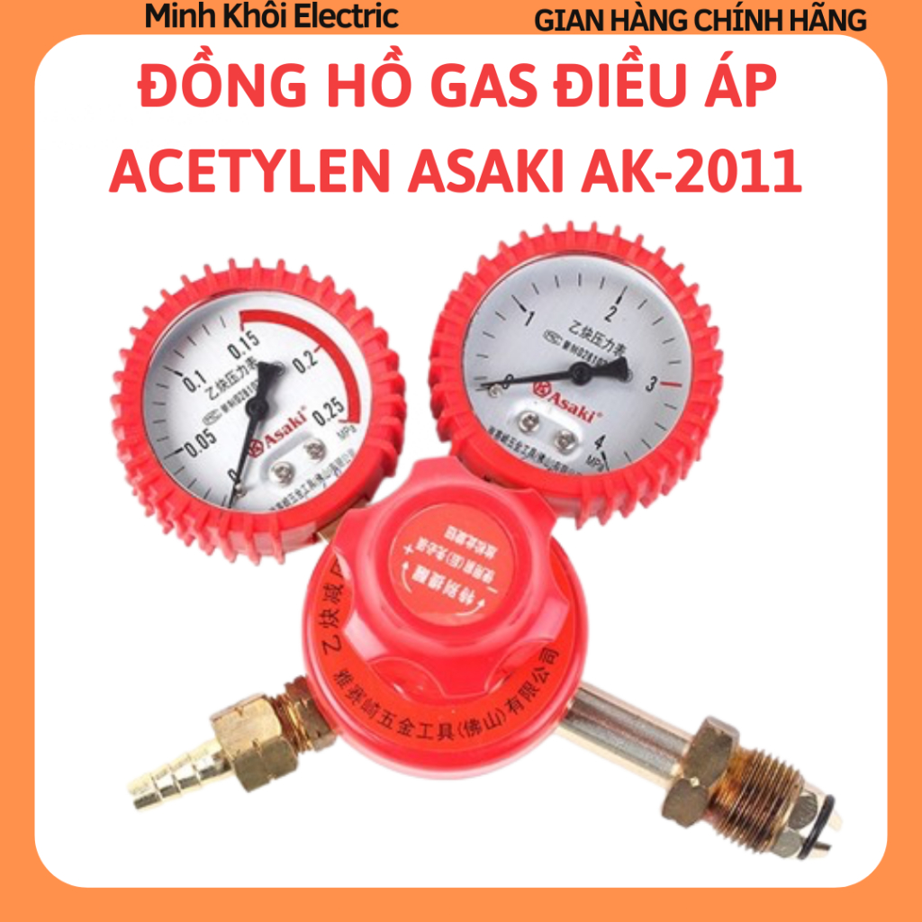 OXY Acetylen Asaki AK-2011 pressure regulator gas meter, oxygen and ...