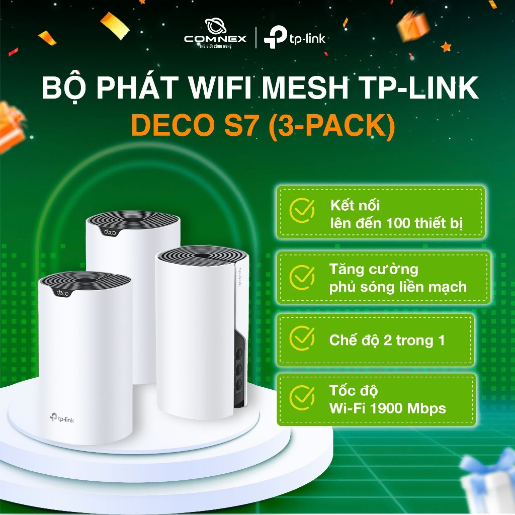 Tp-link Deco S7 Mesh WiFi Router | Shopee Singapore
