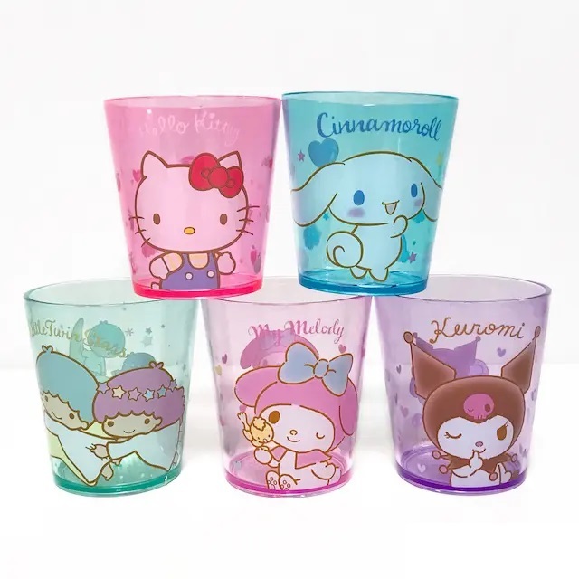 [Daiso Japan] Sanrio Plastic Cup with Cute Character Pattern - Hello ...