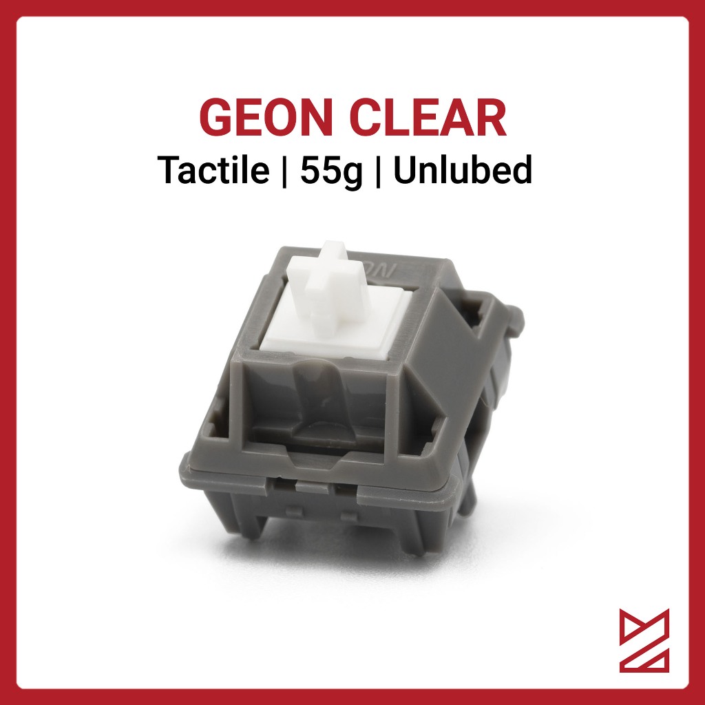 Switch Geon Black, Clear, Yellow - Mechanical Keyboard Switch | Shopee ...