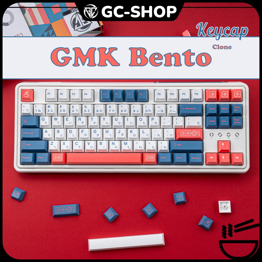 Keycap GMK Bento Clone 141 buttons Thick PBT Cherry profile mechanical ...