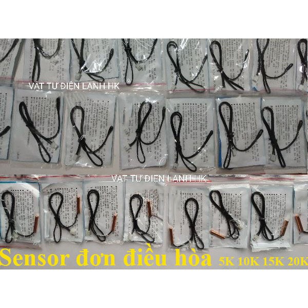 Plastic head air conditioner temperature sensor - 10K 20K copper head ...
