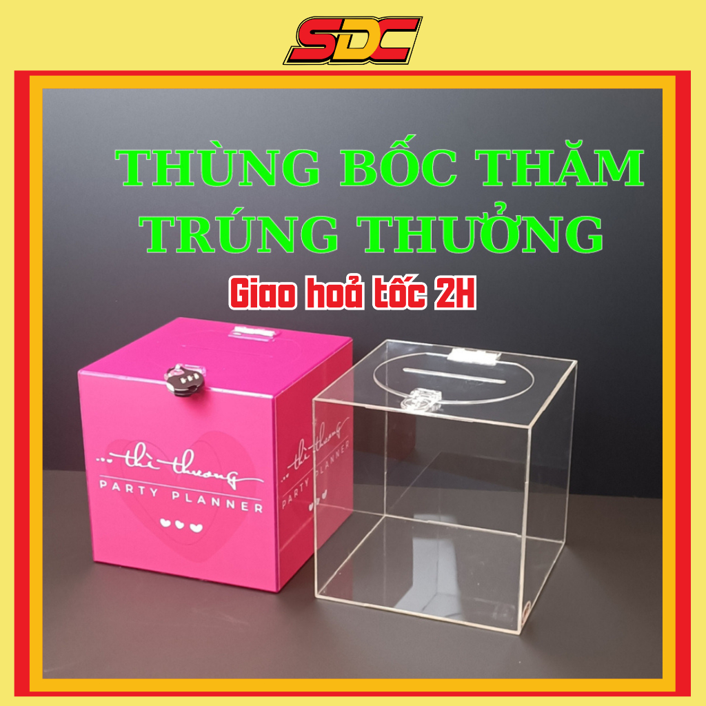 Transparent Ballot Box - Lucky Draw Box - Lucky Draw Box | Shopee Singapore