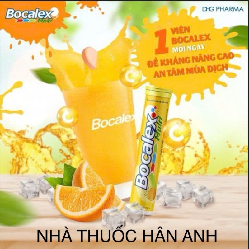 Bocalex - Effervescent Tablets Supplementing Vitamin C, Multivitamin ...
